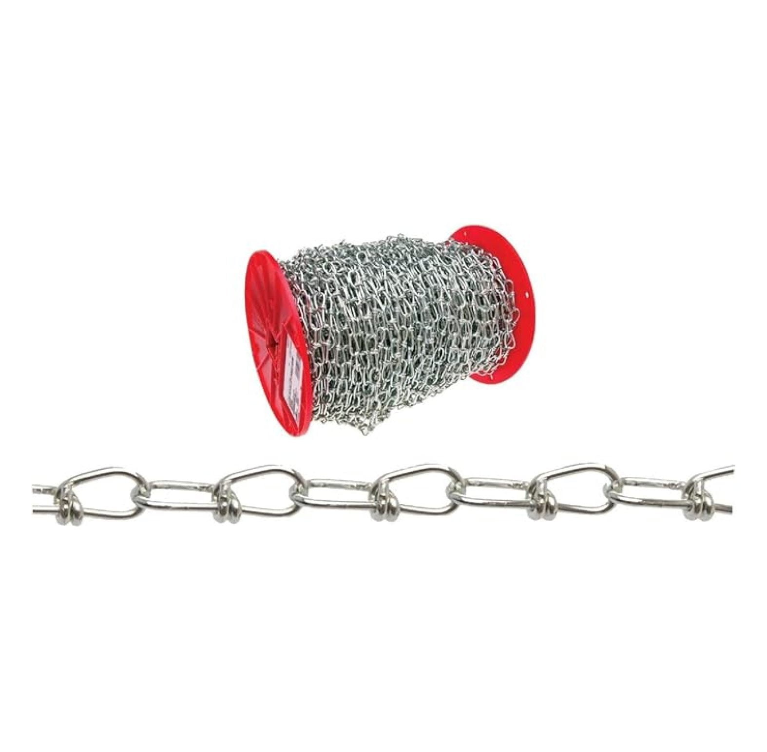 Tool Chain Double Loop Inco #1 Zinc Plated 125' Per Roll - Walmart.com