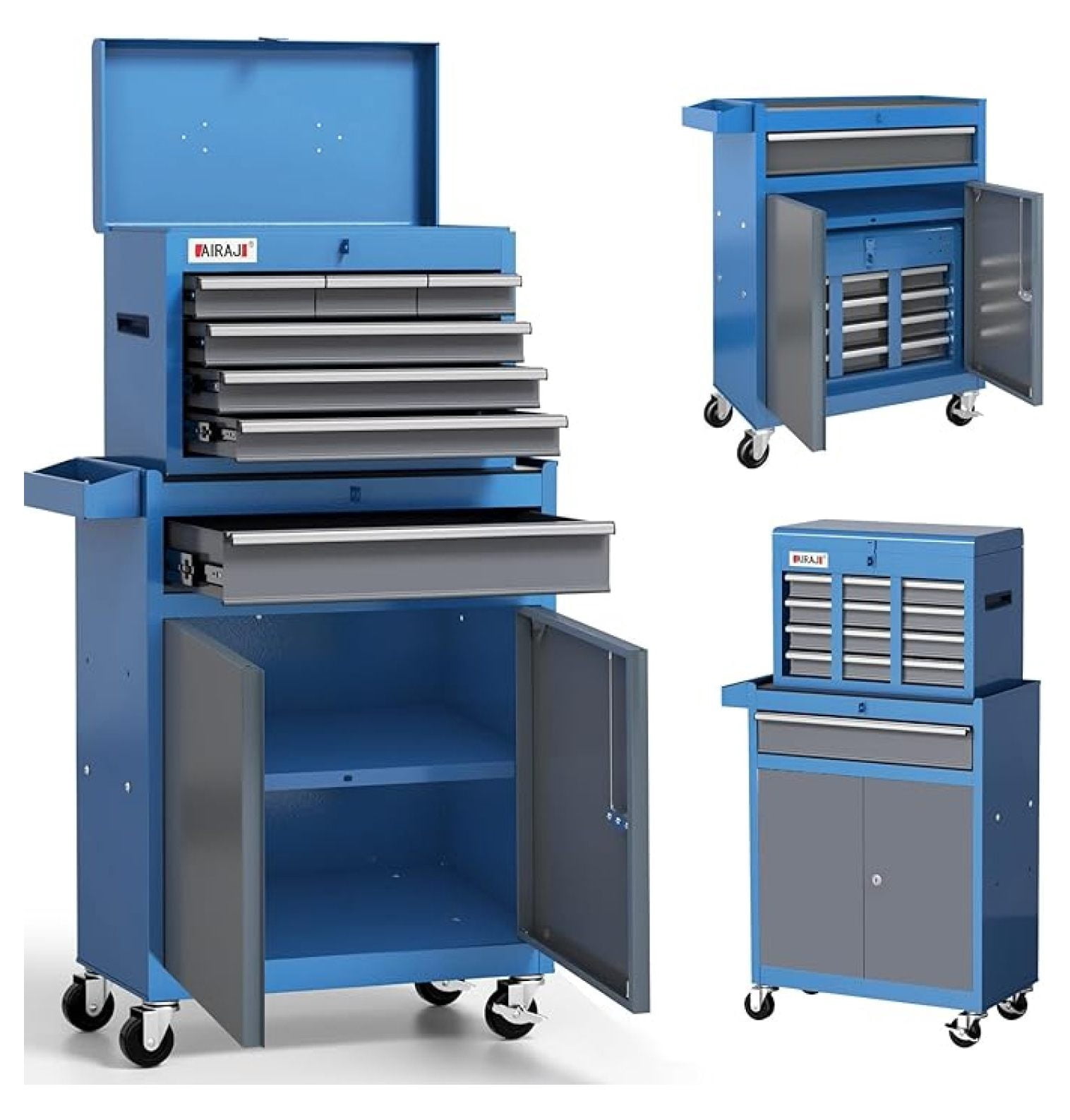 Tool Chest 7-Drawer | 40'' H Rolling Tool Chest with Wheels ...