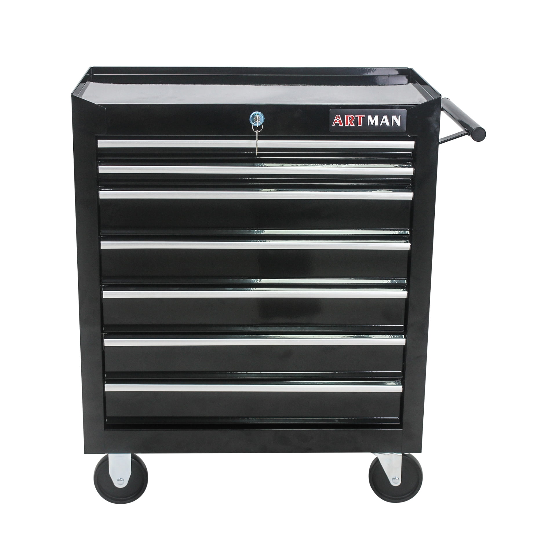 Tool Chest, 7-Tier Steel Tool Cart, 10.8 X 20 Inch Drawers Multi ...