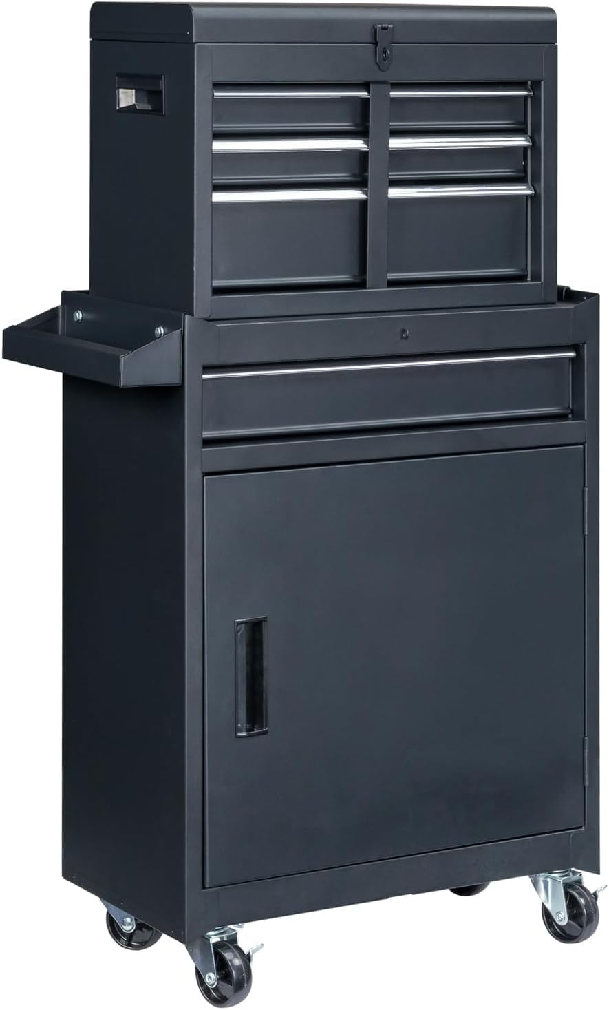 Tool Chest,Drawer Rolling Tool Storage Cabinet with Detachable Top Tool Box, Liner, Universal ...