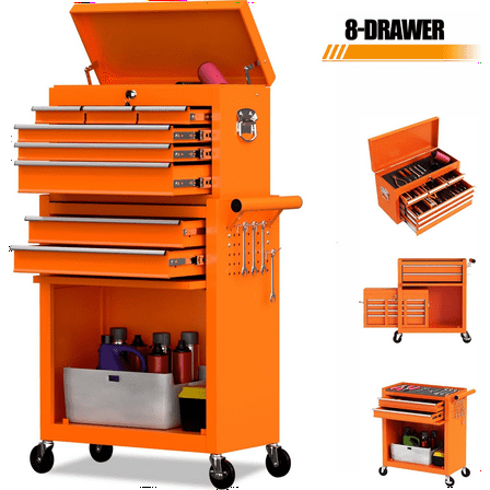 Milwaukee 48-22-8401 PACKOUT 22 in. Rolling Tool Box, 22 in. Large Tool ...