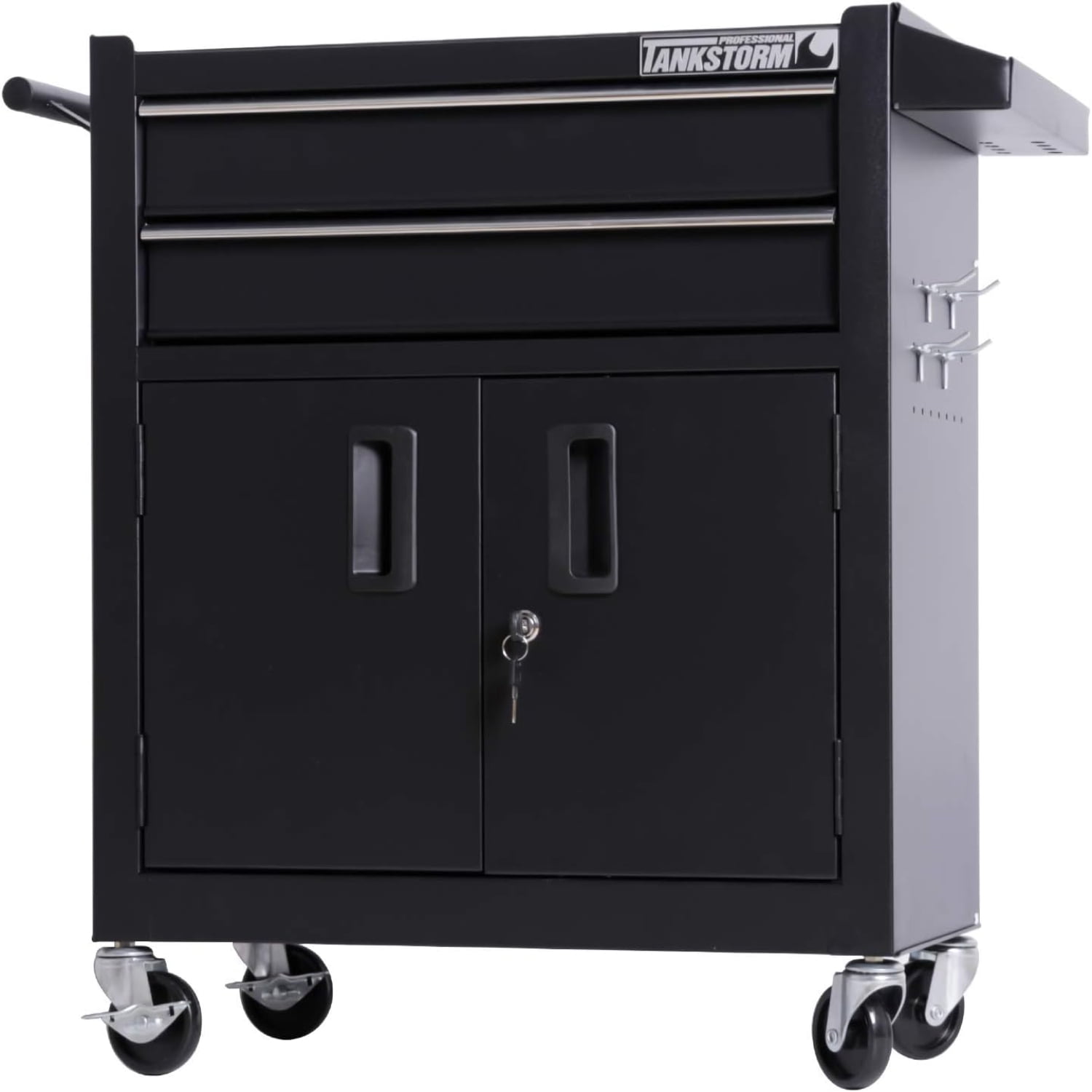 Tool Chest Heavy Duty Cart Steel Rolling Tool Box with Lockable Doors ...