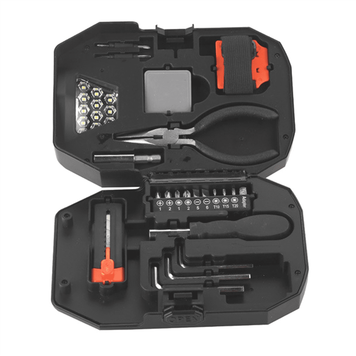 Tool Combination Set, with Lighting Tool Set Including Screwdriver Set ...