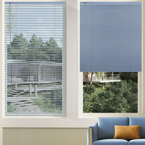 No Tool Cordless Horizontal Window Blinds - Easy Install, Waterproof ...