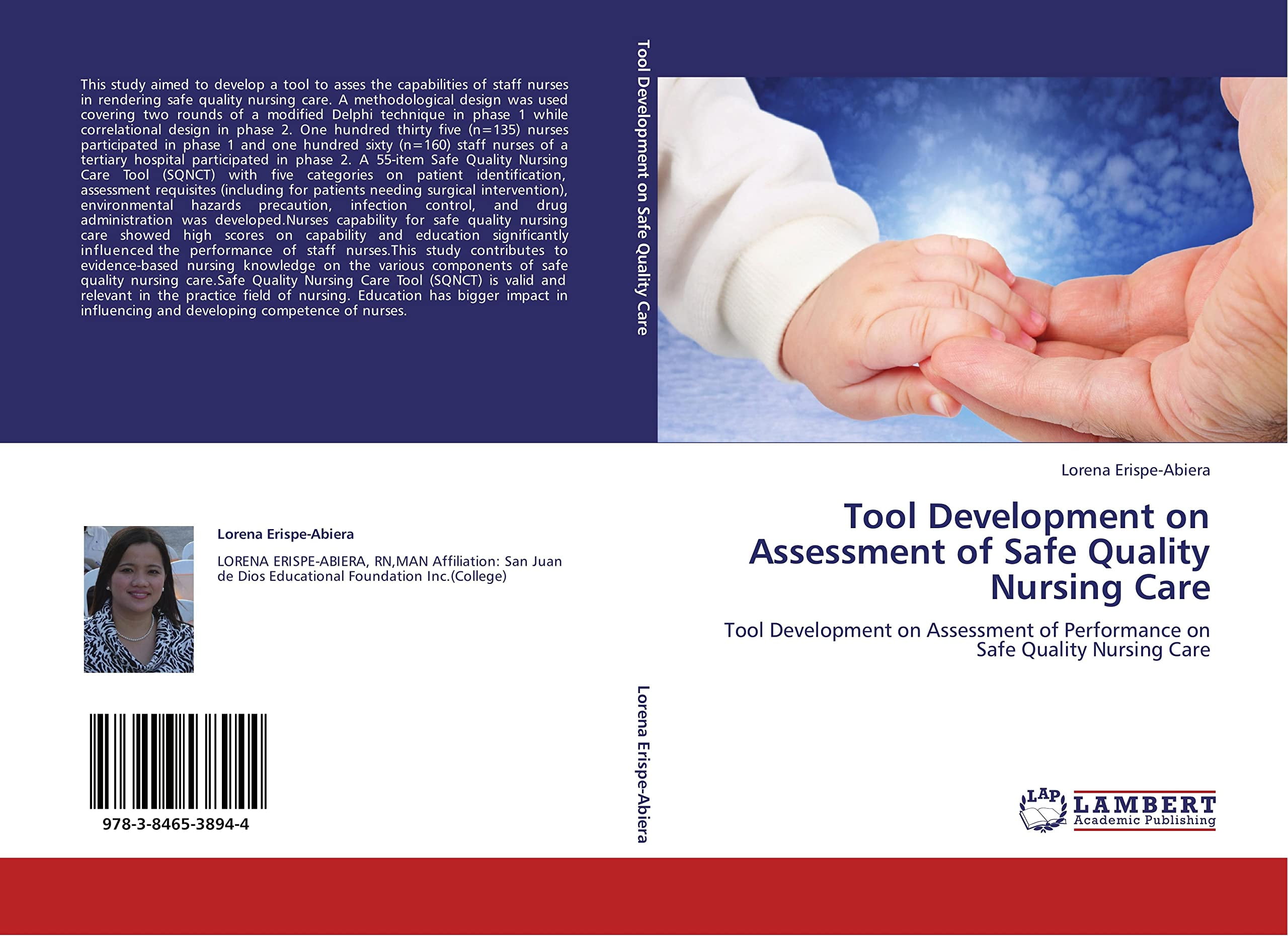 Tool Development on Assessment of Safe Quality Nursing Care: Lorena Erispe-Abiera (Paperback ...