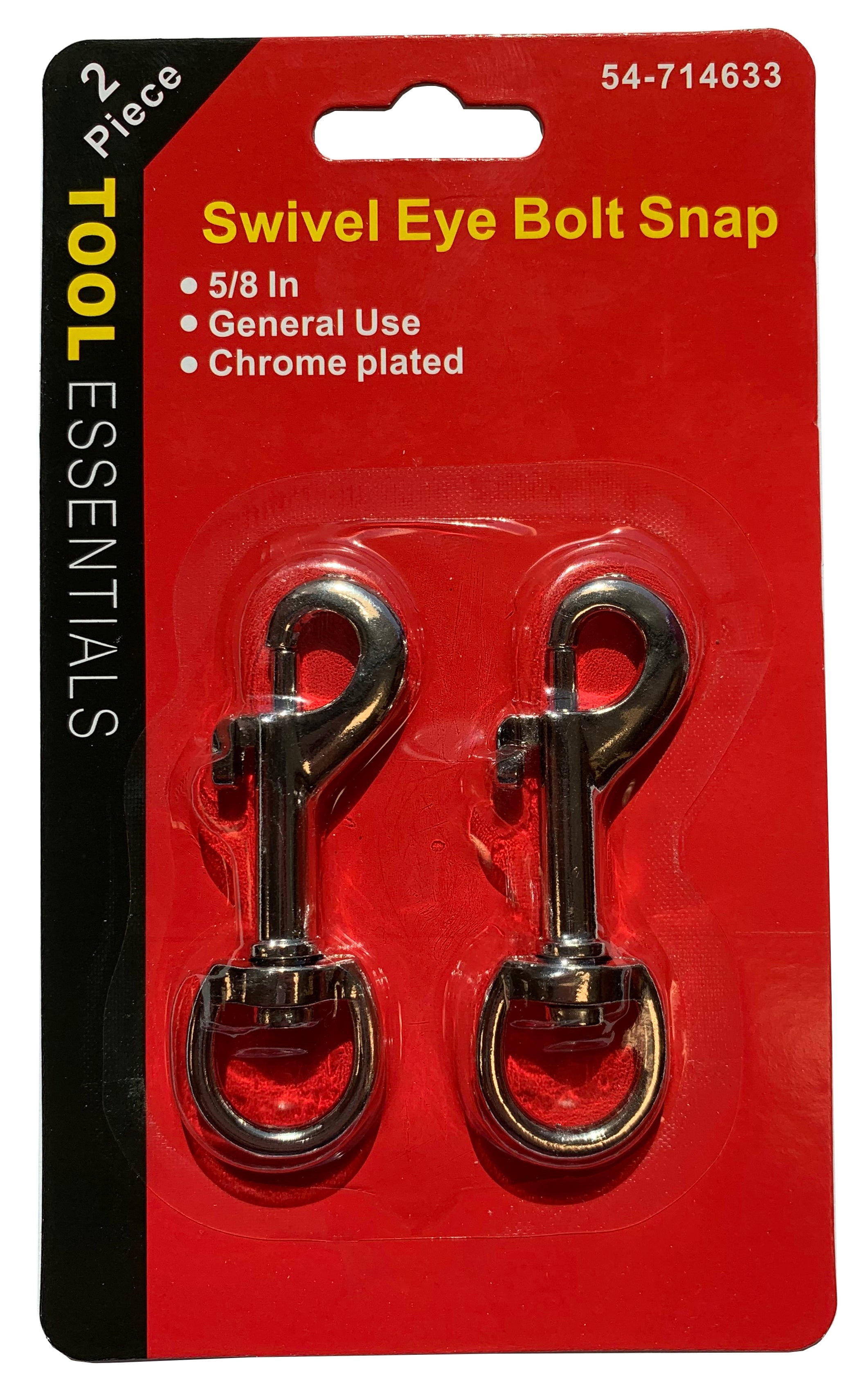 Tool Essentials 2pc Swivel Eye Snap Hook - Walmart.com