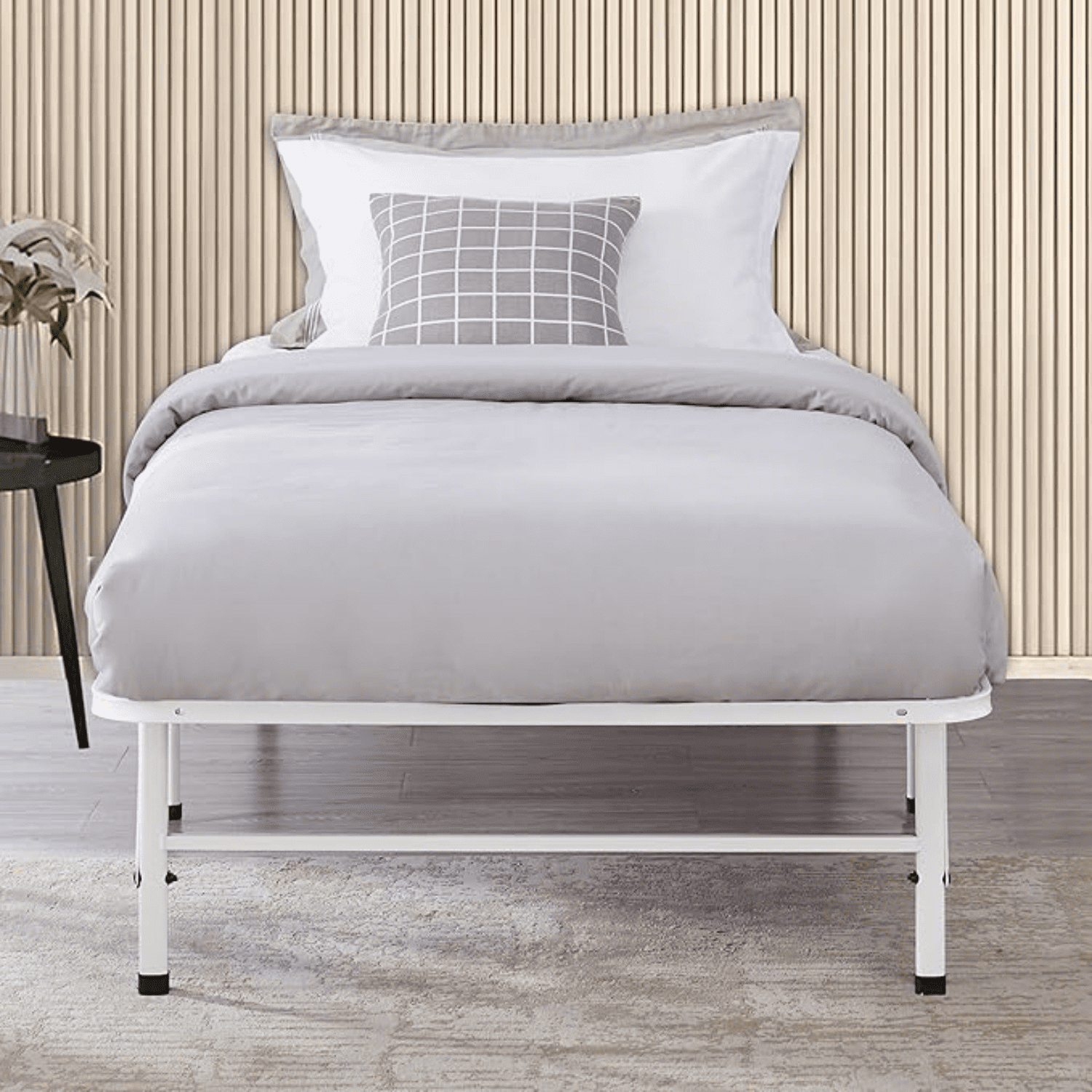 Tool Free Assembly 14" Twin Bed Frame Heavy Duty Foldable Bed Frame ...