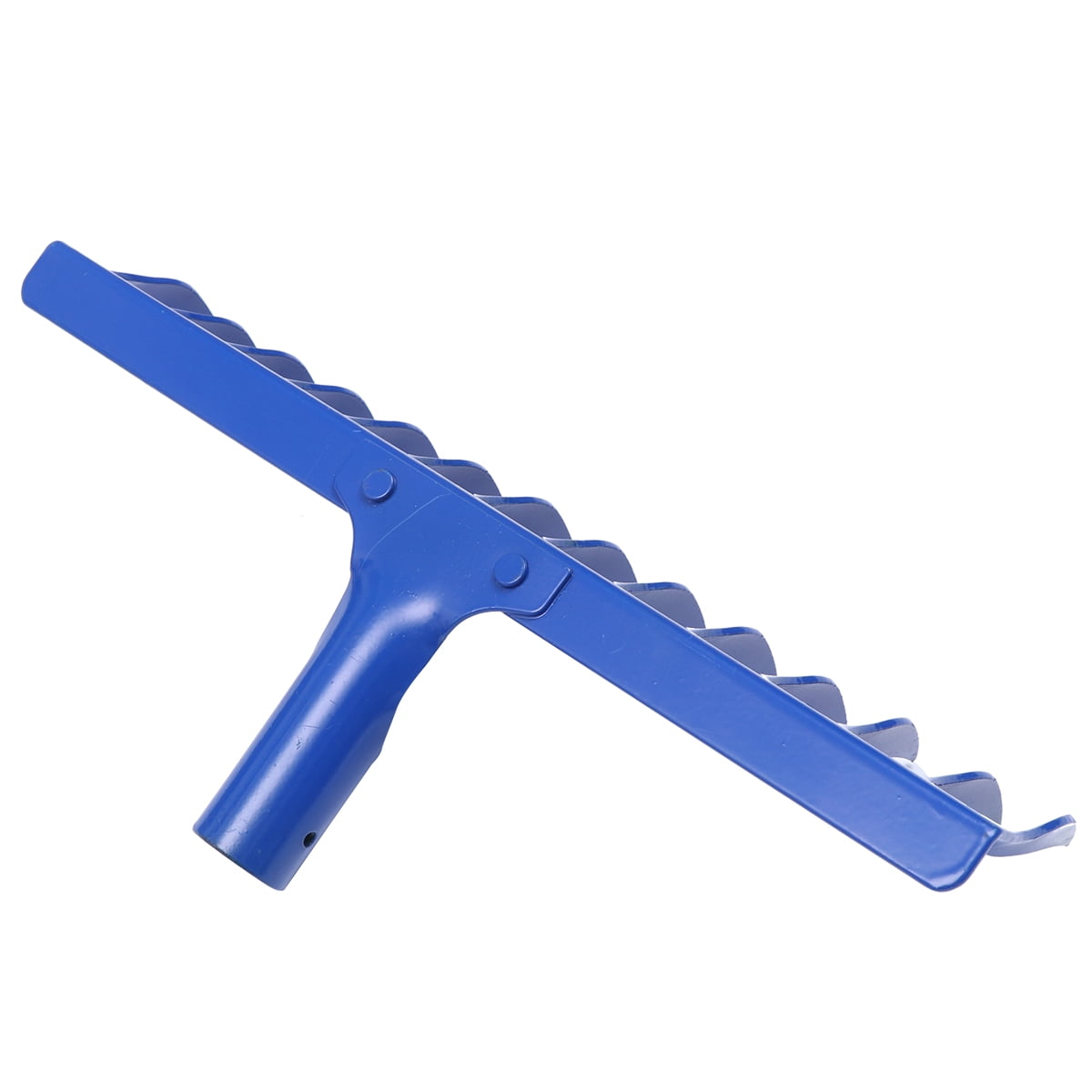 Blue Iron Garden Rake for Cleaning Leaves and Debris in Yard Lawn ...
