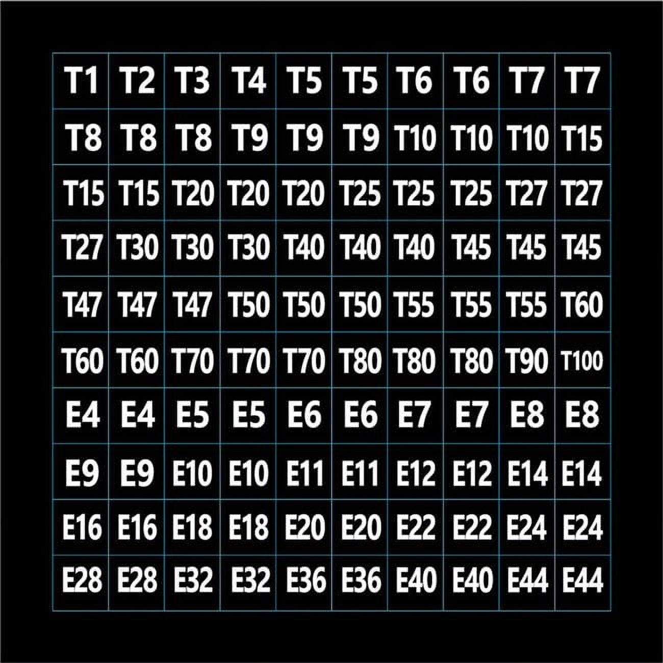 Tool Grid TLG-51057 Torx Identification Labels - Walmart.com