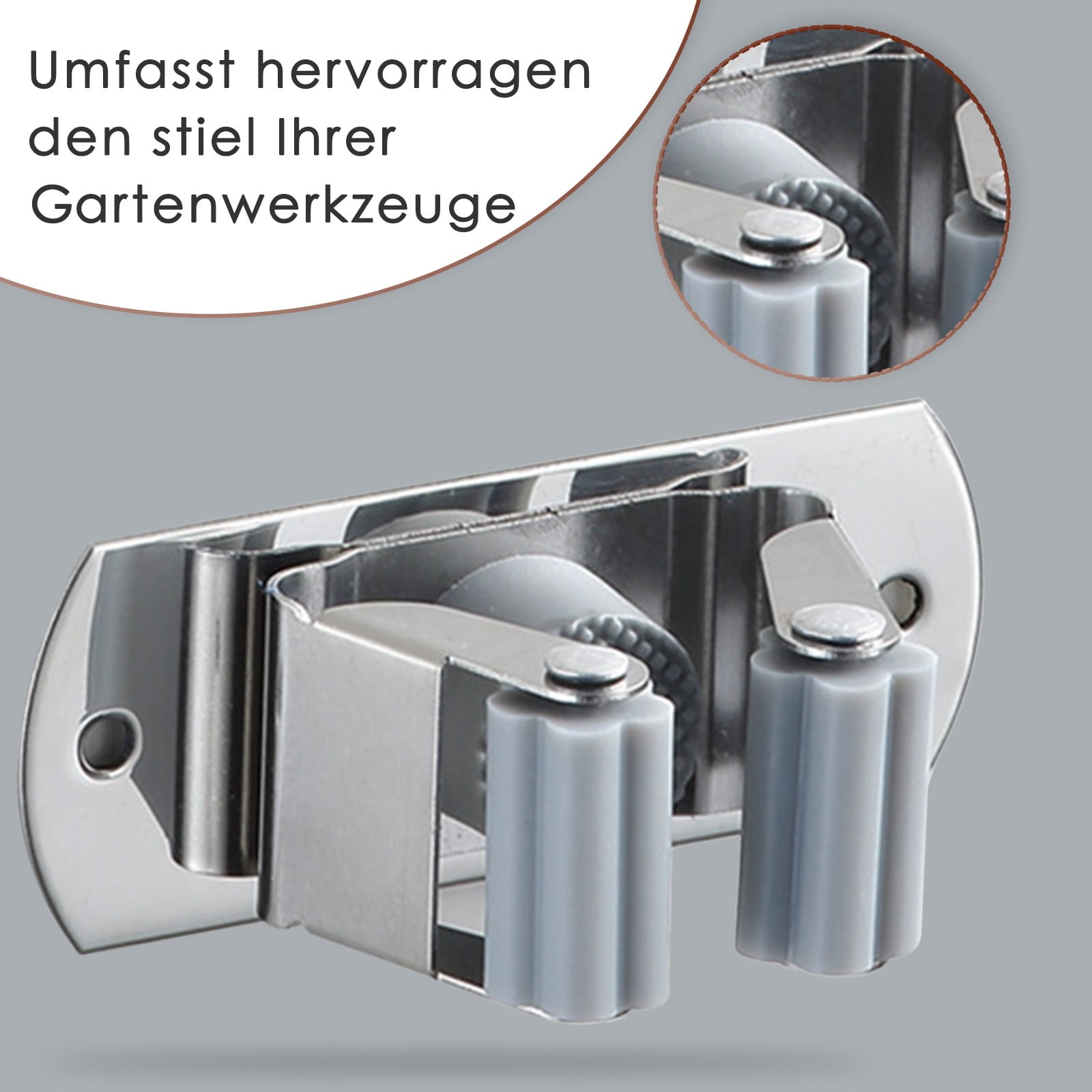 Tool Holder 304 Stainless Steel Prevents The Mop Holders From Rusting ...