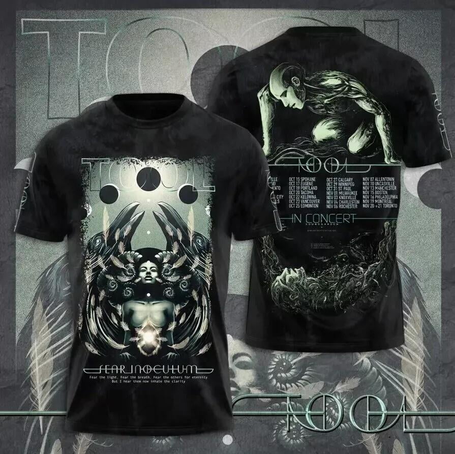 Tool In Concert 2024 Shirts Tool Rock Band T-Shirt 3D For fan, hot hot - Walmart.com