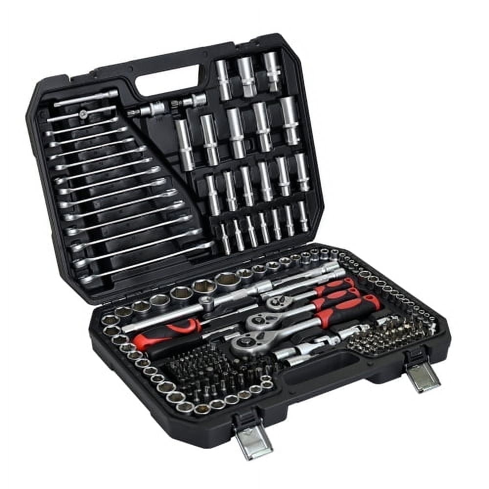 Tool Kit and Socket Wrench Set 216pcs - Basic Portable Manual Repair ...