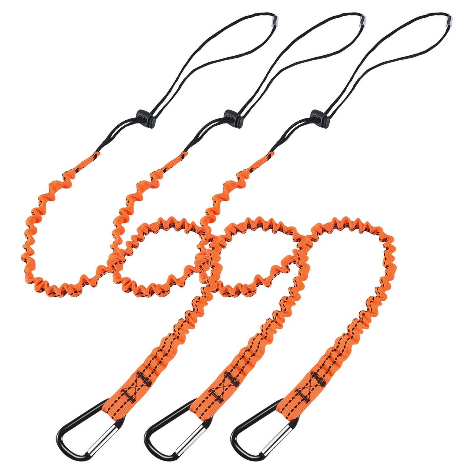 Tool Lanyard,3 Pcs Lanyard with Carabiner,Shock Absorbing Adjustable ...