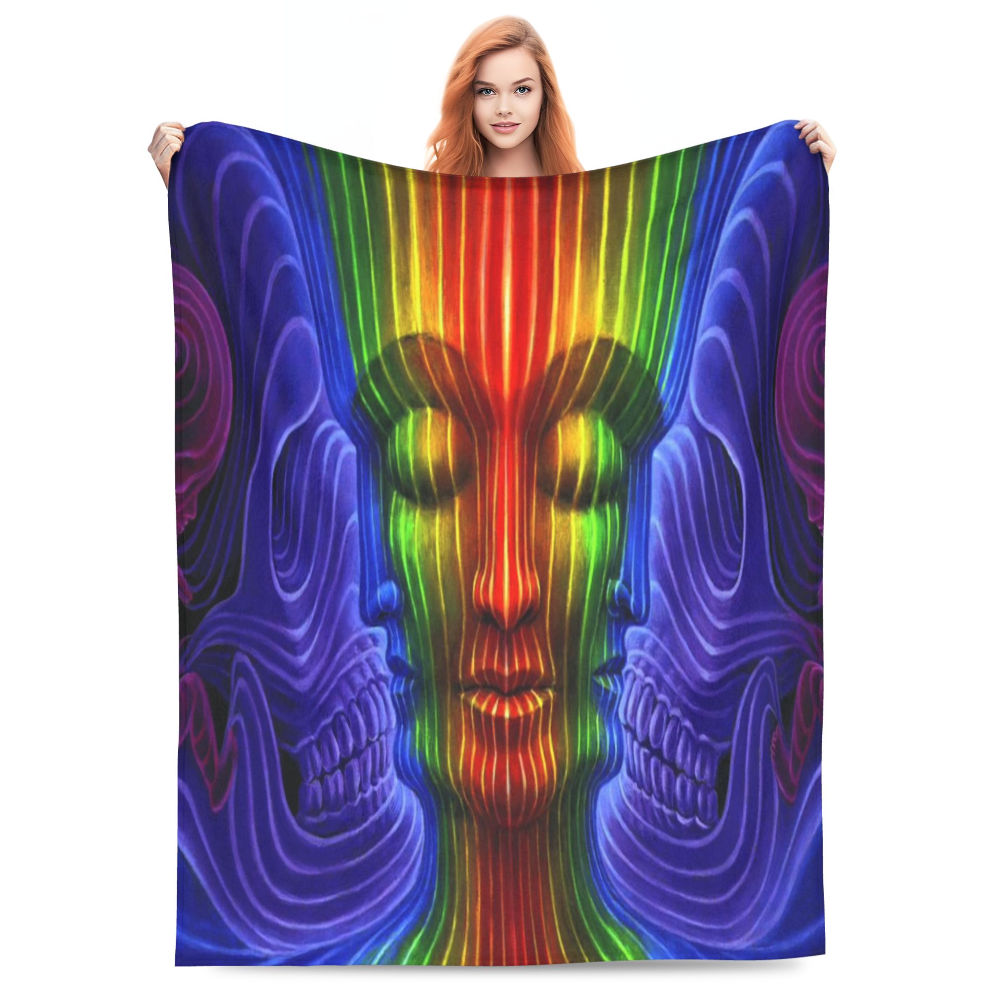Tool Lateralus Bed Blanket 3D Printed Throw Blanket Lightweight Super ...