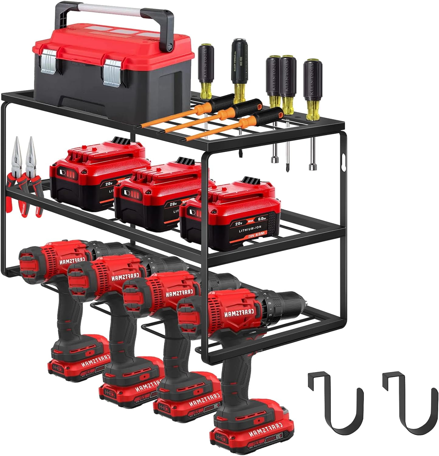 Tool Organizer Shelf Garage Organization Wall Mounted Garage Storage ...