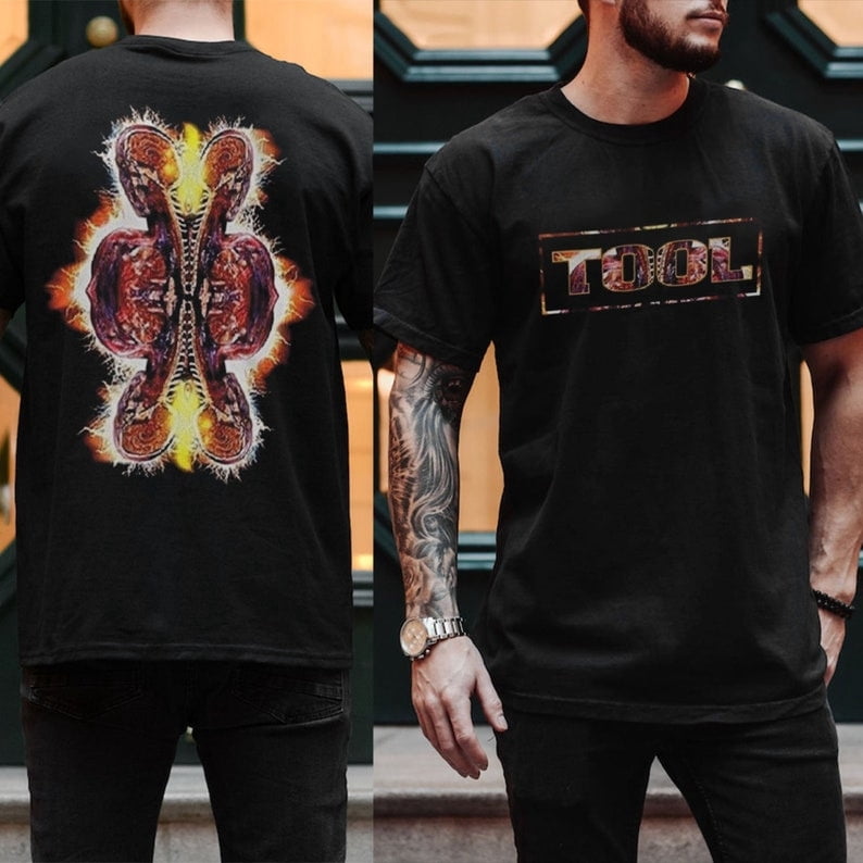 Tool Parabola Logo (Back Print) Officially Licensed Black T-Shirt ...