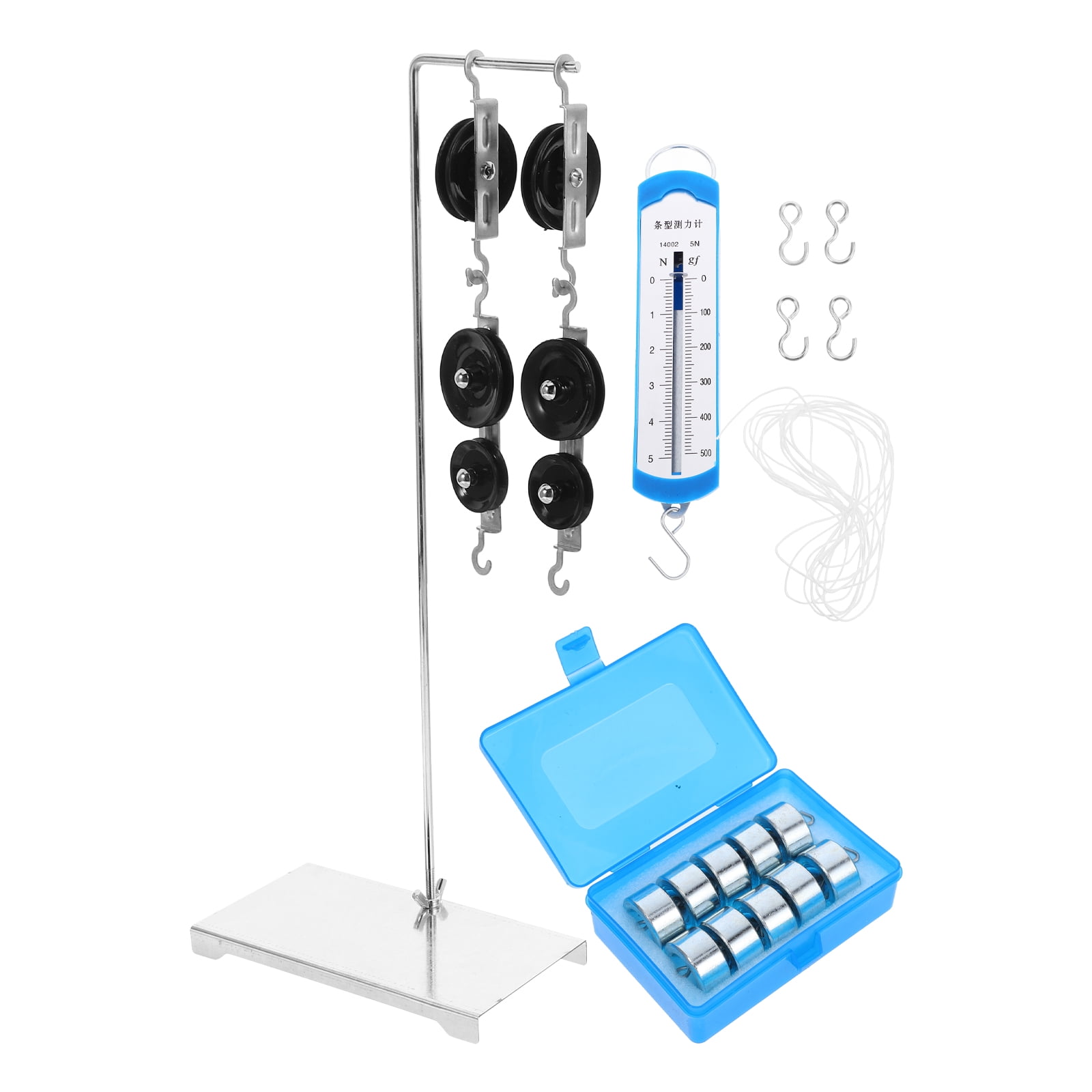 Tool Pulley Block and Bracket Science Learning Toy Science Education Kits Pulley Block Stand ...