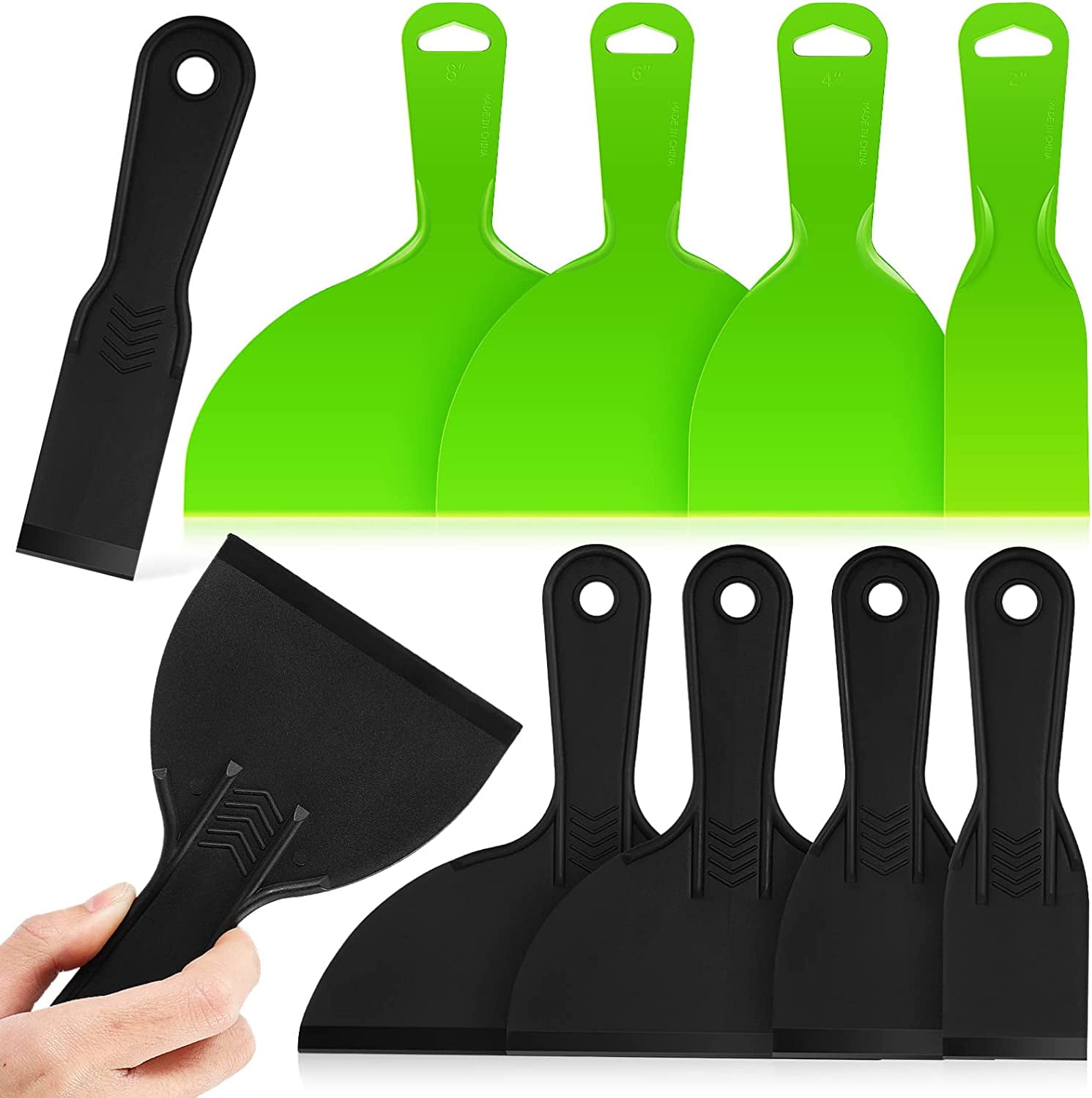 Tool Putty Knife Plastic Paint Scraper Putty Scraper Spackle Tool ...