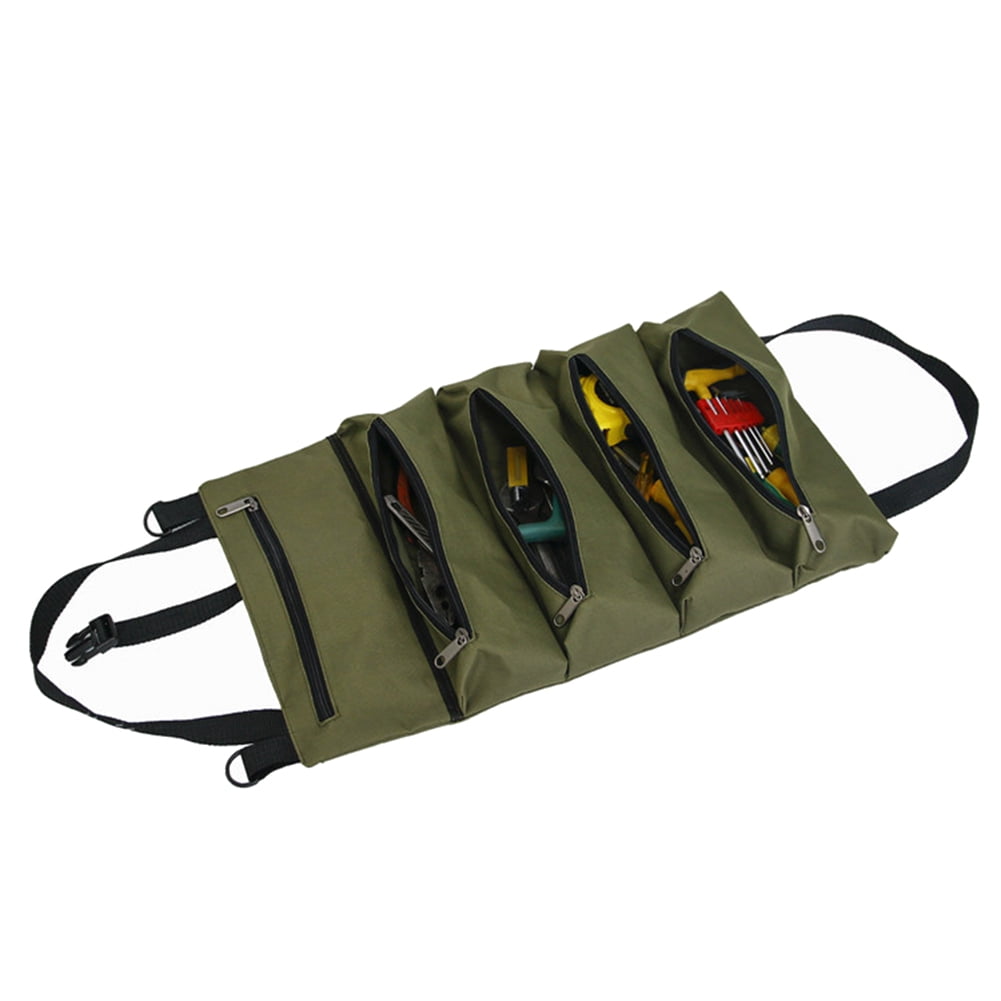 Tool Roll Bag,Large Wrench Roll,Big Tool Roll Up Bag,Wrench Organizer ...