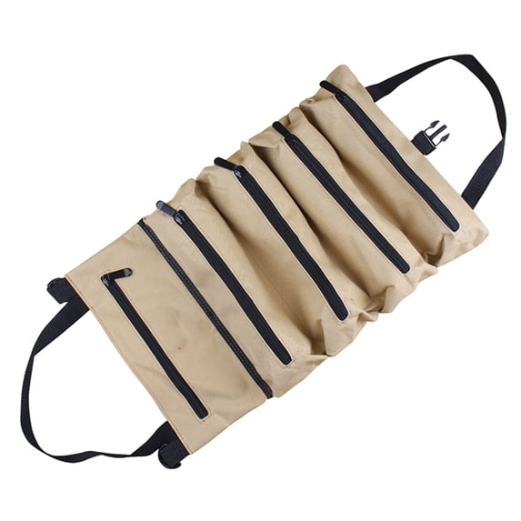 Tool Roll,Multi-Purpose Roll Up Tool Bag,Wrench Roll,Canvas Tool ...