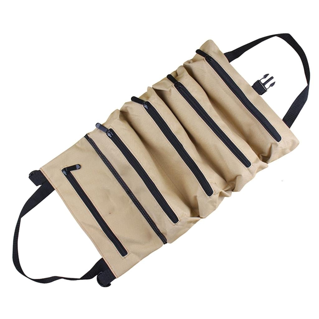 Heavy Duty Roll Up Tool Bag Organizer Small Tool Bag With Detachable ...