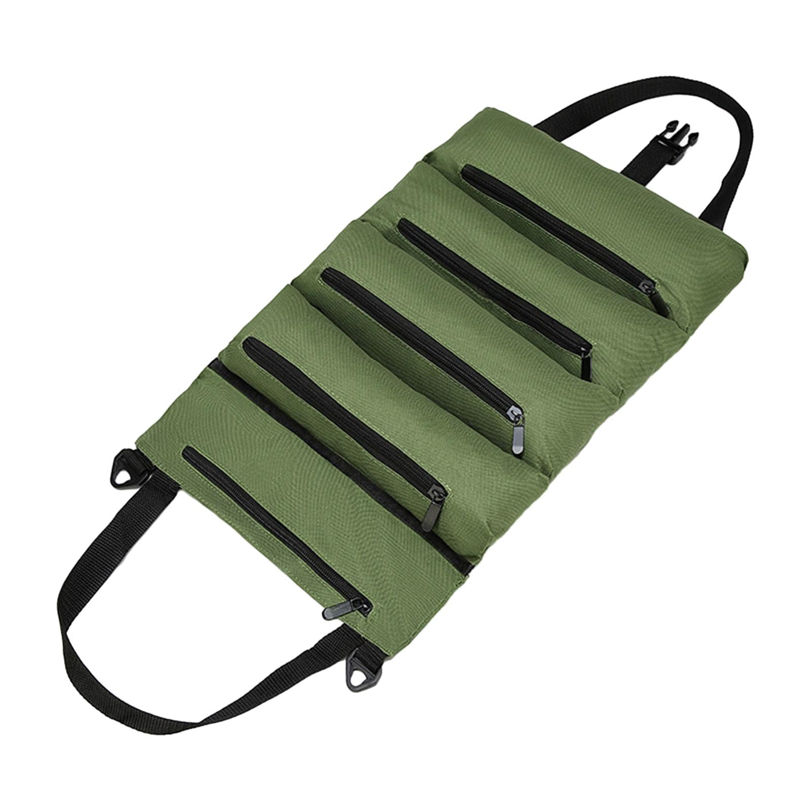 Tool Roll Pouch Tool Storage Bag Hanging Tools Carrier Tote Roll up ...