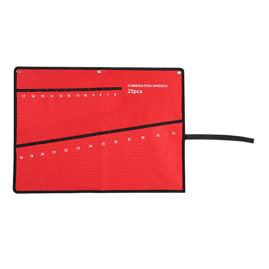 Tool Roll Wrench Organizer Tool Roll Organizer Tool Pouch for Carpenter ...