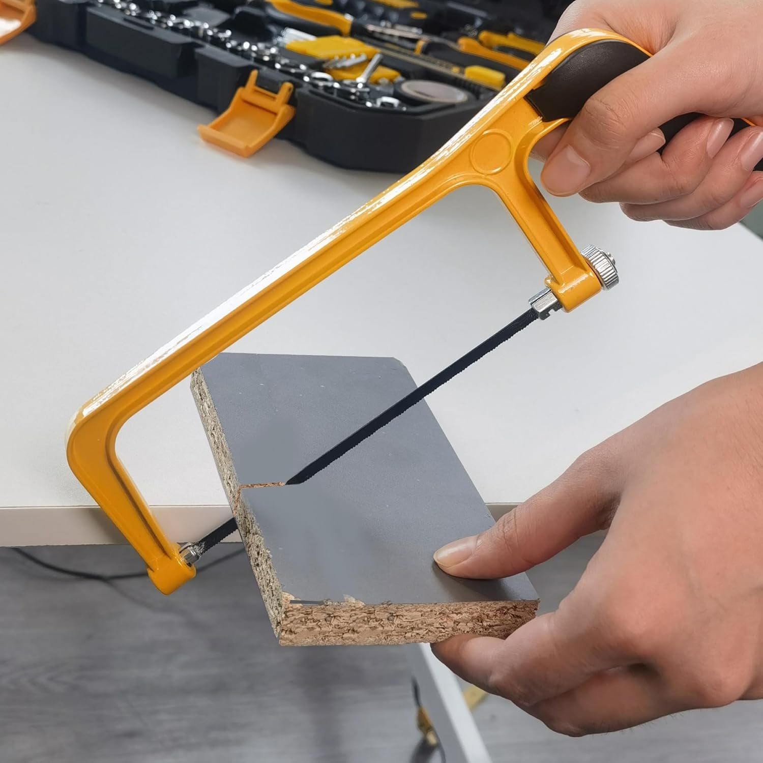 Tool Set with Screwdrivers, Ratchet Wrenches, Socket Wrenches, Hand Saw ...