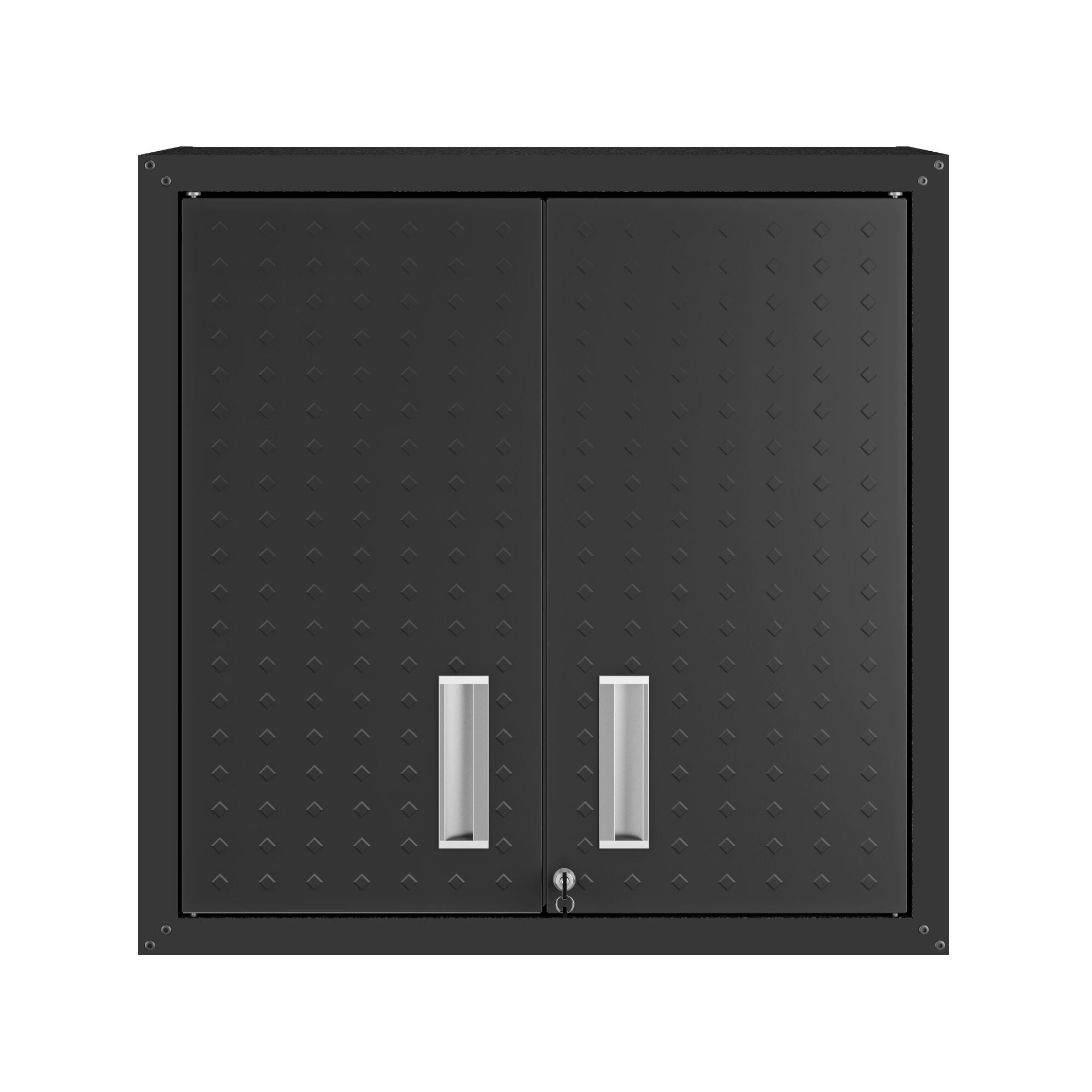 Tool Storage Cabinet Fortress 30" Floating Garage Cabinet in Charcoal ...