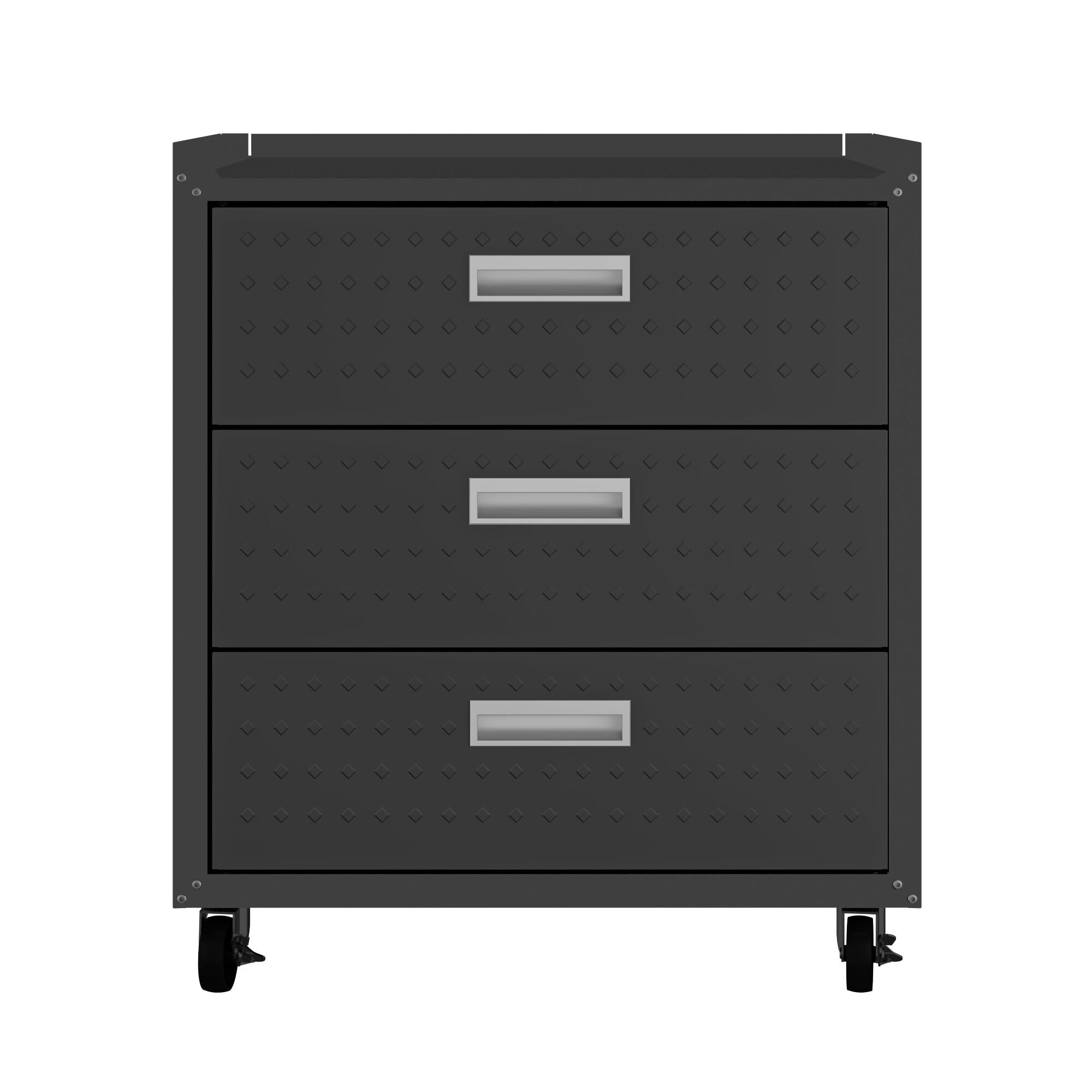 Tool Storage Cabinet Fortress 30" Rolling Garage Cabinet in Charcoal ...