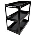 Tool Storage Heavy Duty Durable Garage Trolley Workshop 3 Tier Wheel ...