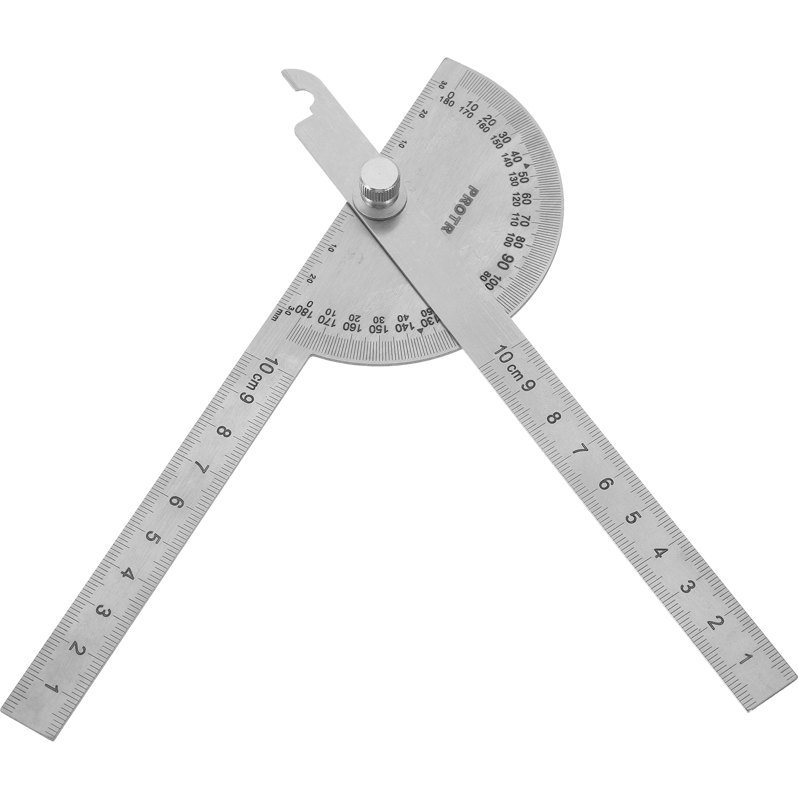 Tool Swing Arm Protractor Metal for Woodworking Stainless Steel ...
