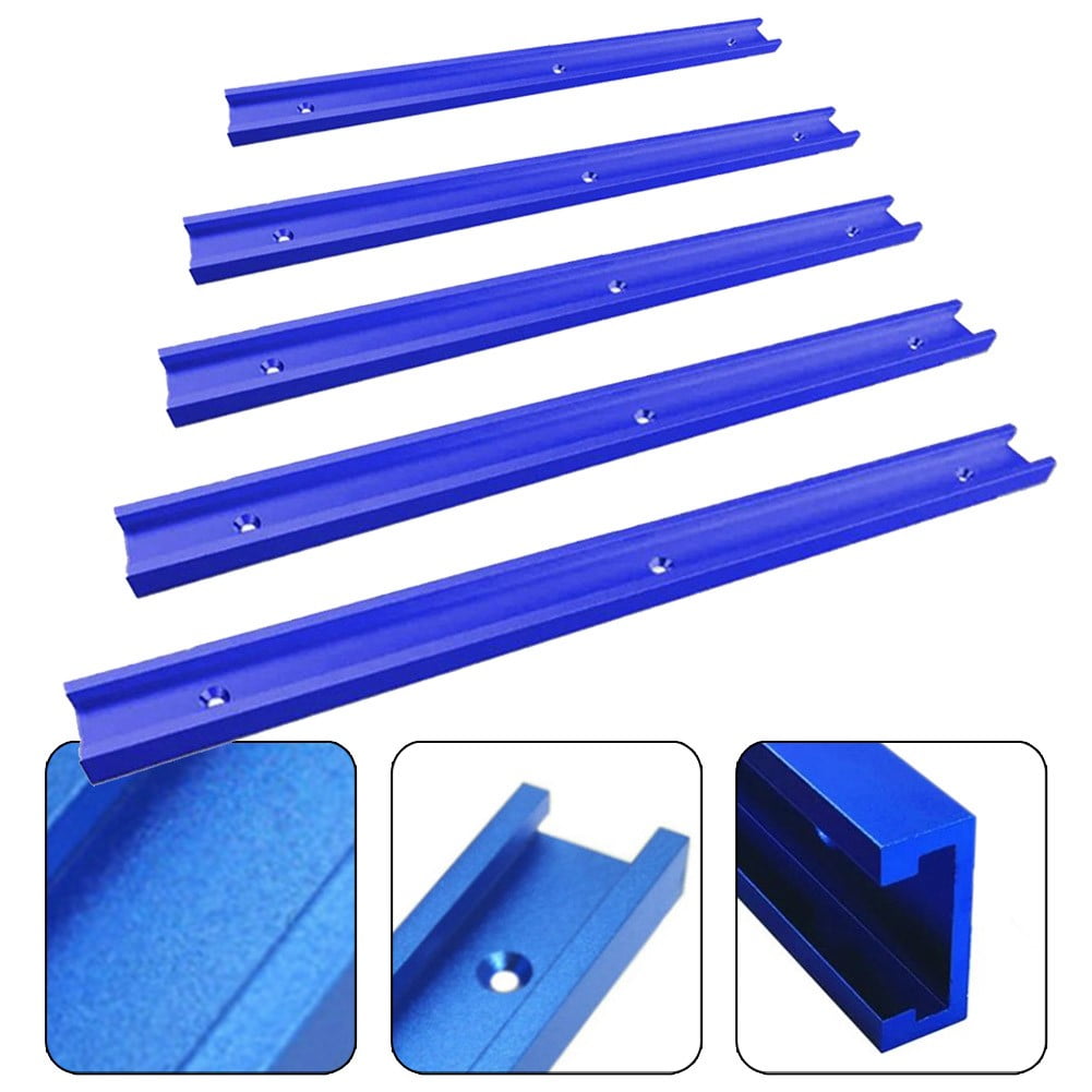 Tool T Track Aluminium Alloy And Blue For Miter Bar Slider Slot Miter ...