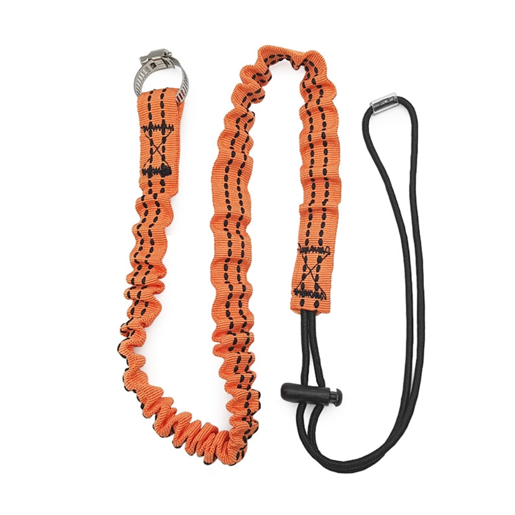 Tool Tethers Lanyard with Fixed Hose Clamps Safety Bungee Tethers Tool ...