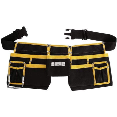Tool belt with 11 pockets, tool holder, in waterproof Oxford fabric ...