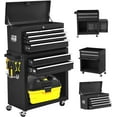 Tool chest 8-Drawer High Capacity Rolling Tool box with Wheels, Detachable Cabinet Storage ...