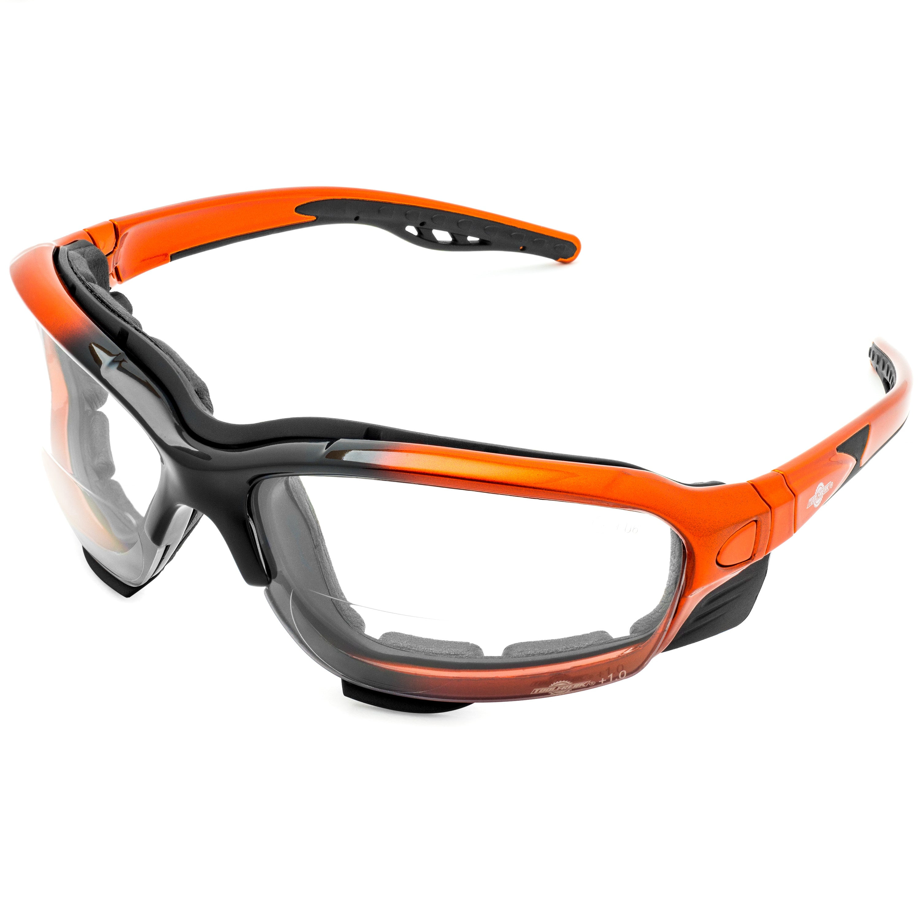 ToolFreak Recka Safety Glasses & Goggles Combo, 2.5 Bifocal, U6 UV ...