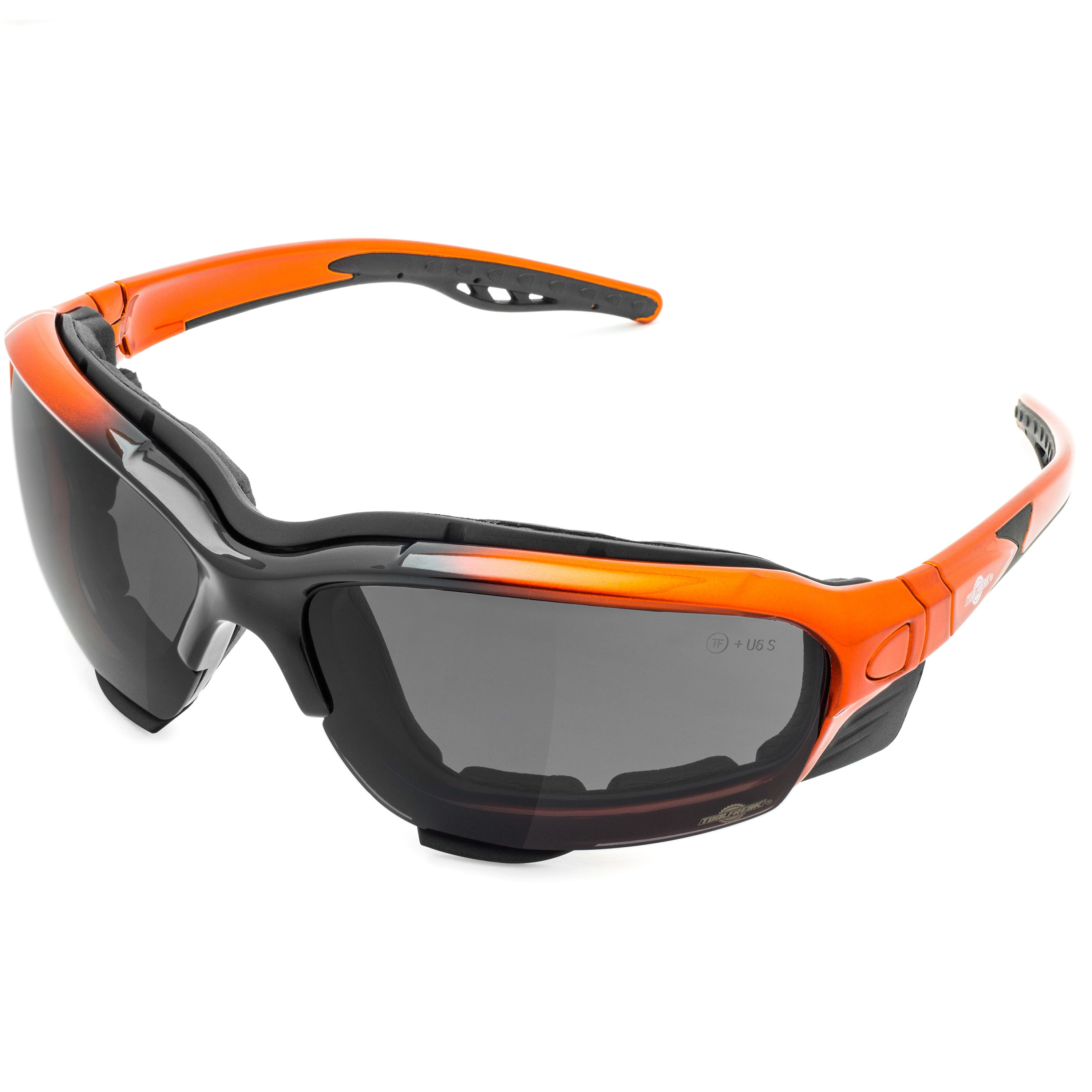 ToolFreak Recka Smoke Lens Safety Protective Glasses and Goggles Combo ...