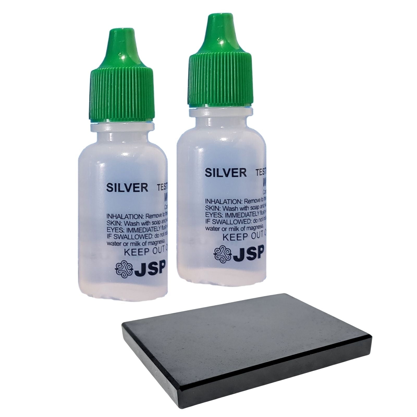 ToolTreaux 3pc Quality Silver Testing Acid Solution Stone Set .5oz ...