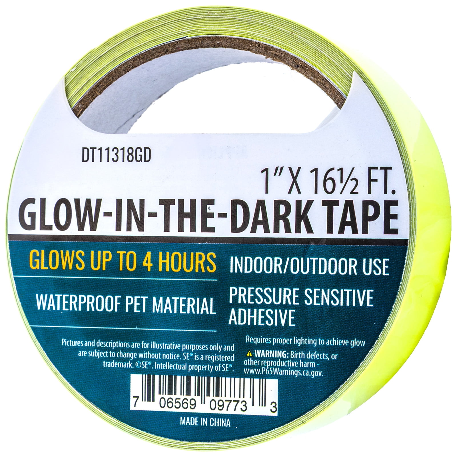 ToolTreaux Weatherproof Waterproof Multi Surface Fluorescent Glow in ...