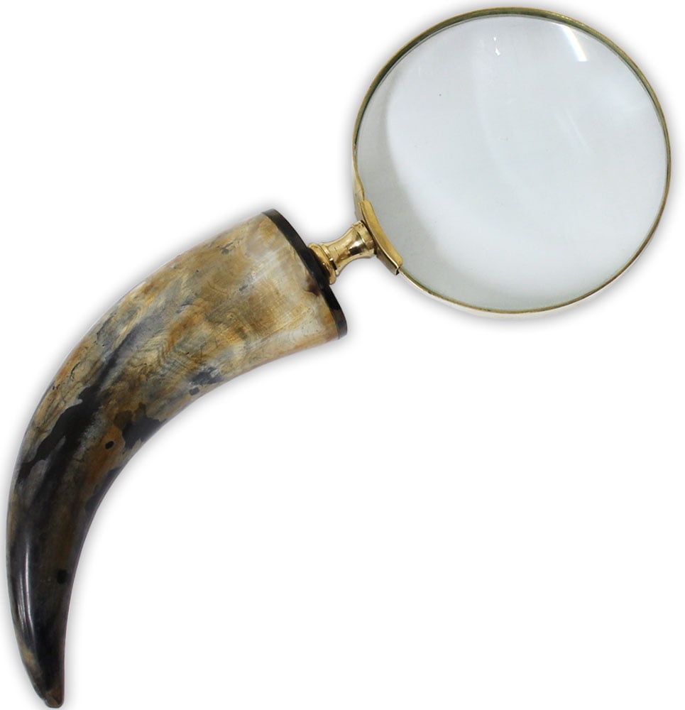 ToolUSA 10-1/2" (26.7 cm) Handheld Magnifier | 2x Magnification | 4 ...