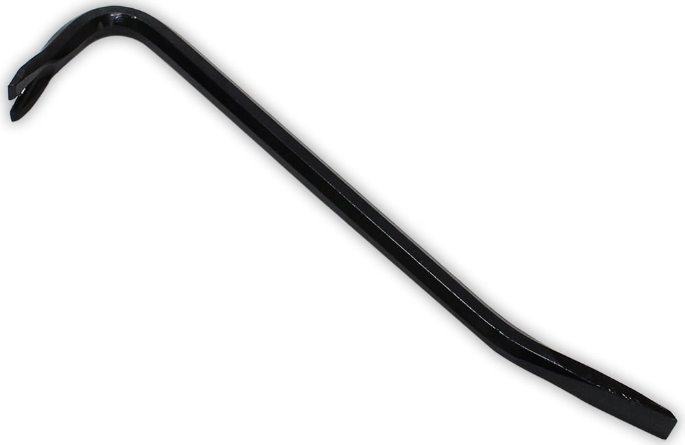 ToolUSA 12" (30.5 cm) Steel Wrecking Bar | Curved Nail Puller & Beveled ...