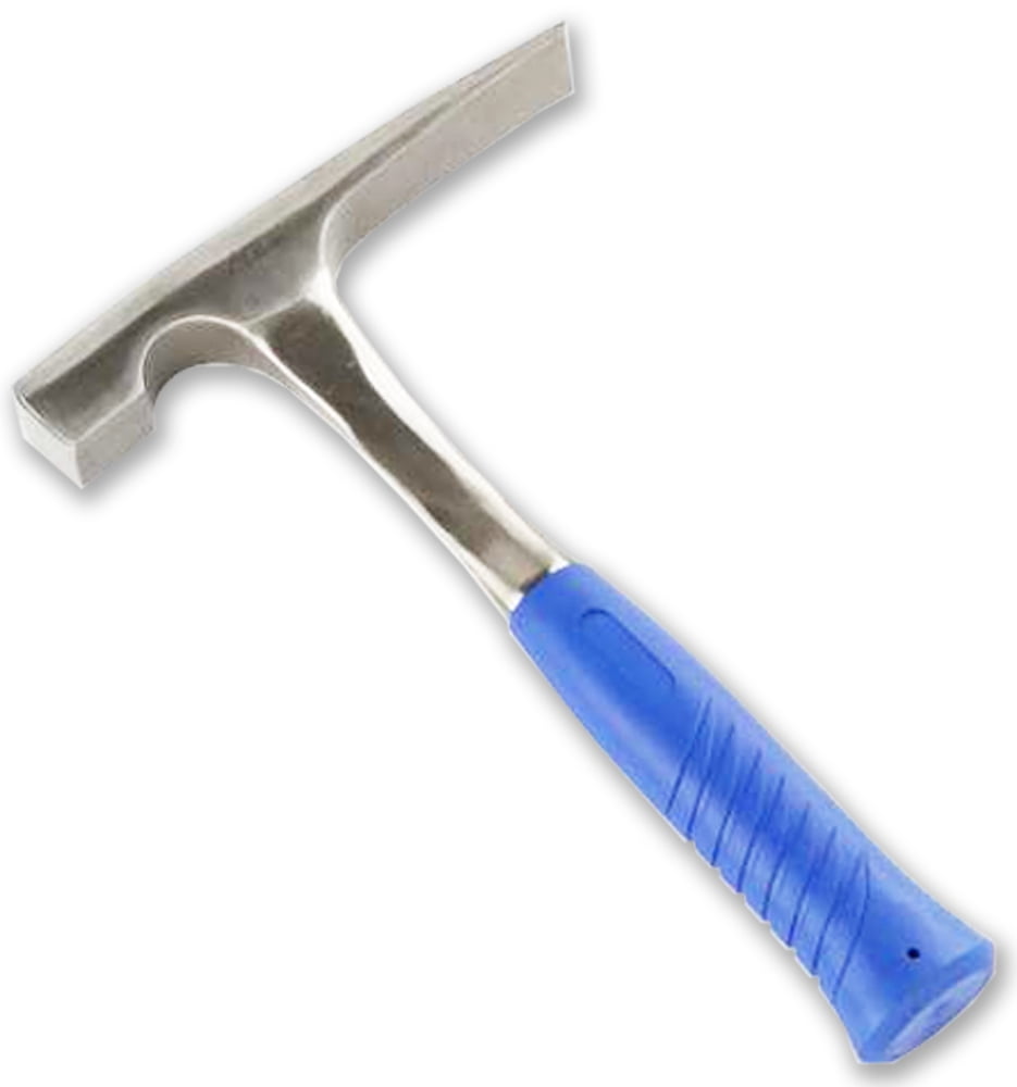 ToolUSA 12.5" (31.8 cm) Steel Brick Hammer with Chisel | Dual-Function ...