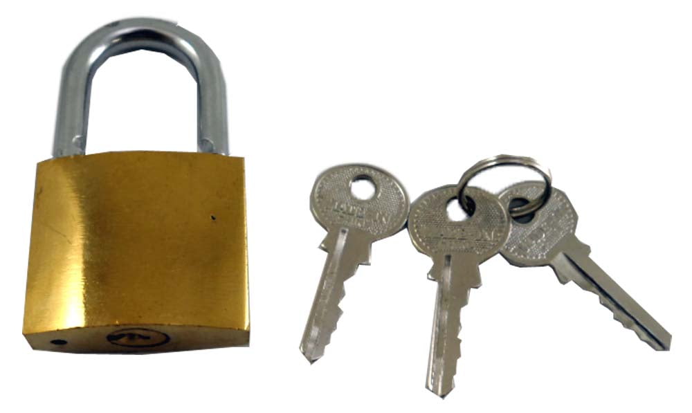 ToolUSA (2 Pack) Heavy Duty Security Padlock | 38mm Body | Rust ...