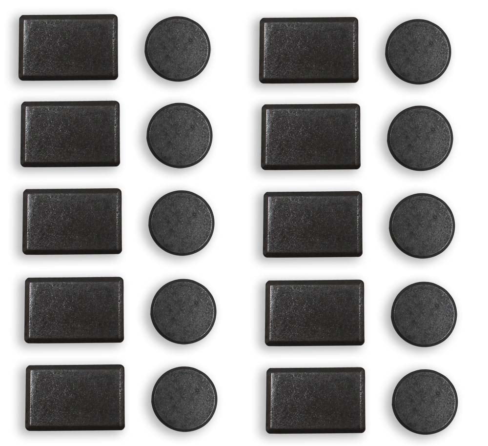 ToolUSA 20 Piece Refrigerator Magnets Set | Round & Rectangular Shapes ...