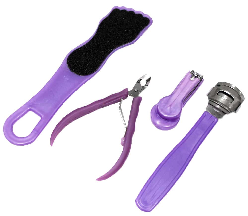 ToolUSA 4 Piece Manicure & Pedicure Set | Essential Foot & Nail Care ...