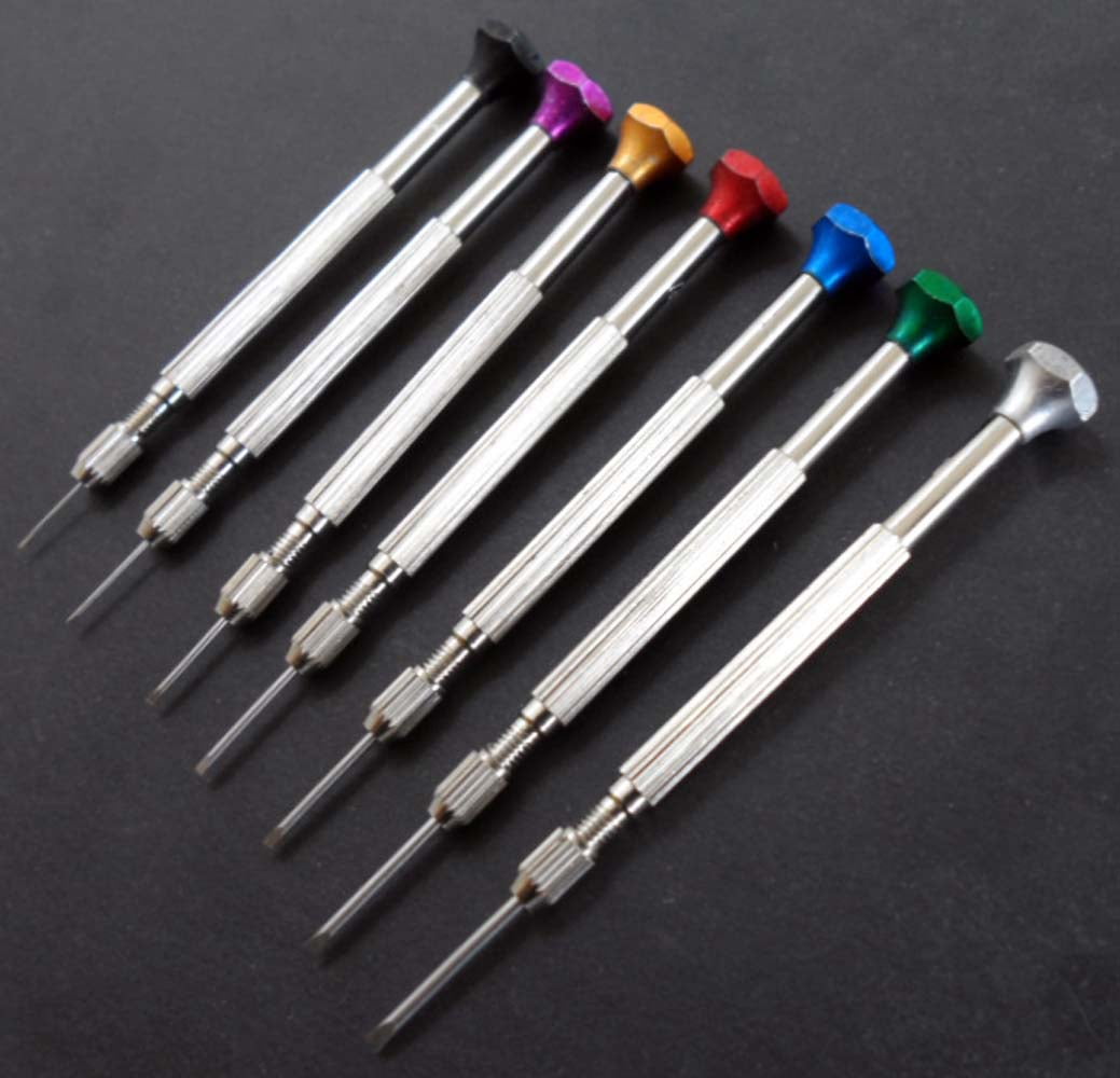ToolUSA 7-Piece Precision Flat Head Screwdrivers | Ideal for ...
