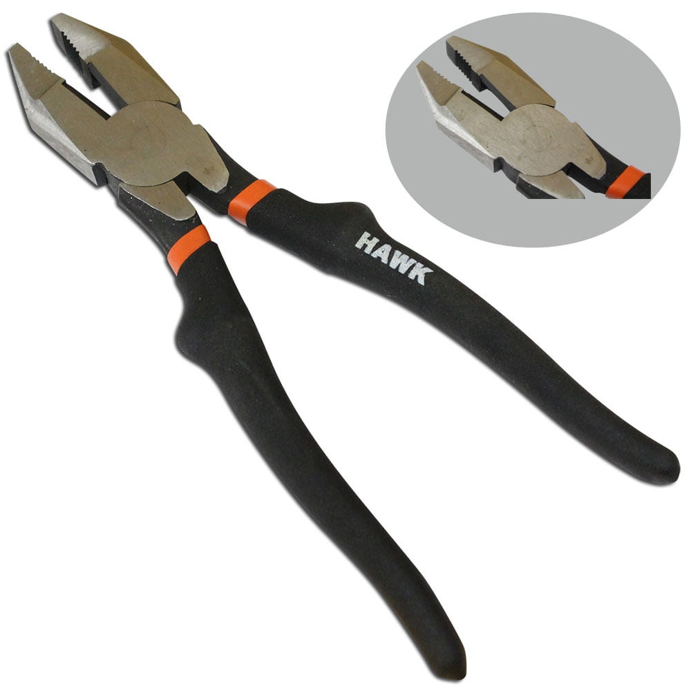 ToolUSA 9 ½" (24.1 cm) Heavy-duty Linesman Plier | Drop-Forged & Heat ...