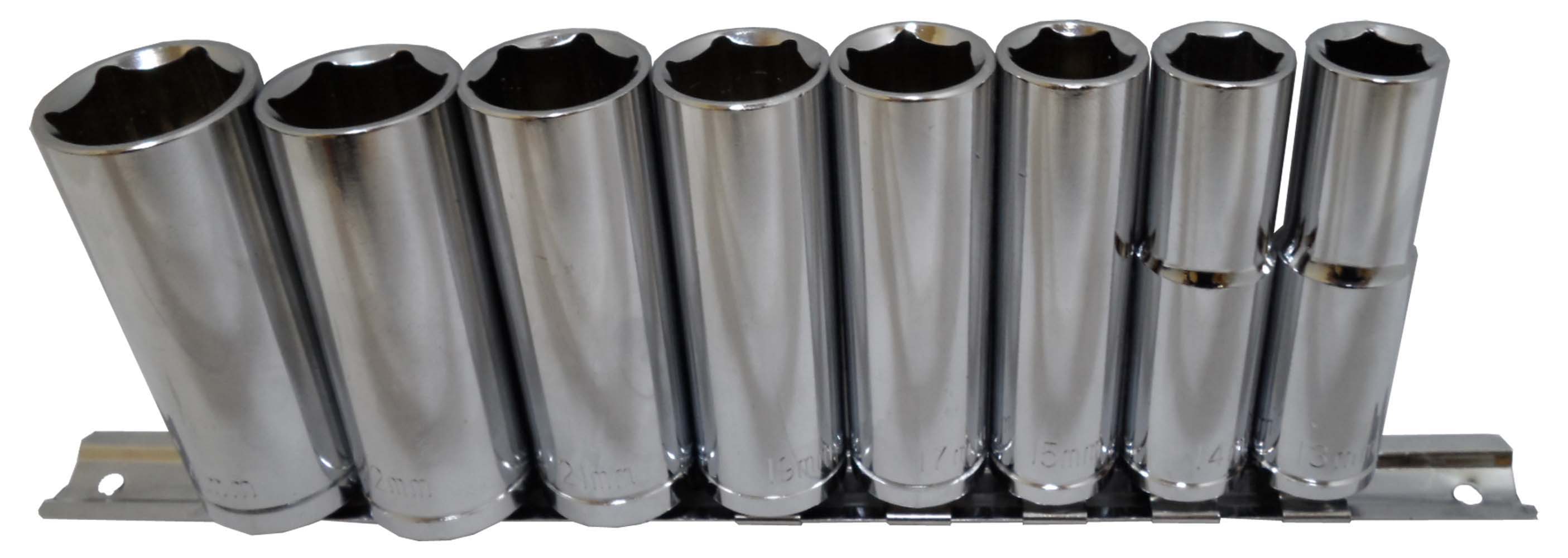 ToolUSA 9 Piece Deep Socket Set | Size ½" (1.3 cm) | Durable ...