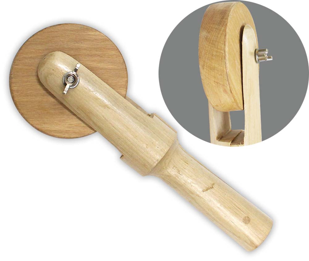 ToolUSA 9" Wooden Wheel Bracelet Mandrel | Finely Crafted Hardwood | 3. ...